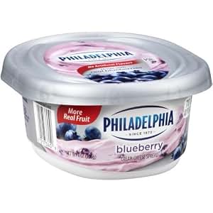 Philadelphia Blueberry Cream Cheese Spread, 8 Ounce - 12 per case ...