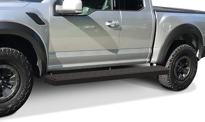 Amazon.com: APS Wheel to Wheel Running Boards 6in Custom Fit 2015-2020 ...