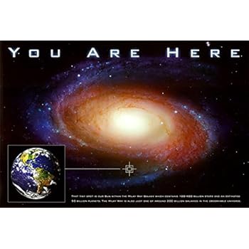 Amazon.com: You Are Here Poster ~ Solar System Galaxy ~ Exclusive ...
