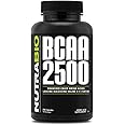 Amazon.com: NutraBio – BCAA 2500 – Branched Chain Amino Acids – Support New Muscle Growth and ...