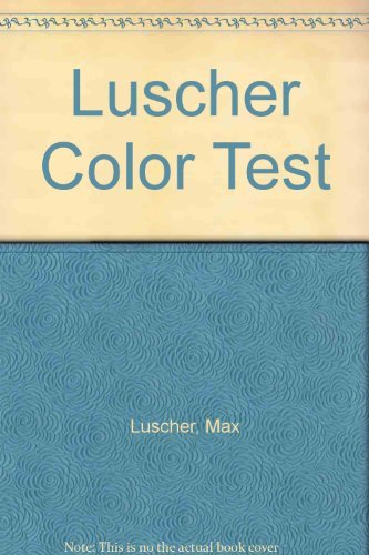 Amazon.com: Luscher Color Test: 9780671788278: Luscher, Max: Books