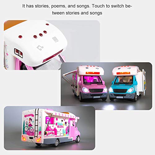 Simulation Motorhome, Classic Toy Caravan Happy Travel RV Model with ...