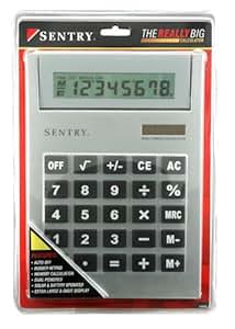 Amazon.com : 8 Digit Display Large Key Jumbo Calculator : Financial ...