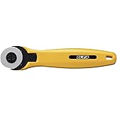 Amazon.com: OLFA 45mm Quick-Change Rotary Cutter (RTY-2/C) - Rotary Fabric Cutter w/Blade Cover ...