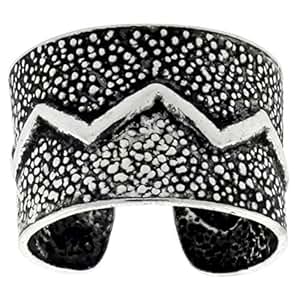 Amazon.com: Sterling Silver Zigzag design Ear Cuff Earring (one piece ...