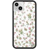 Amazon.com: Wildflower Cases - Compatible with Apple iPhone 13/14 | Protective Black Bumper, 4ft ...