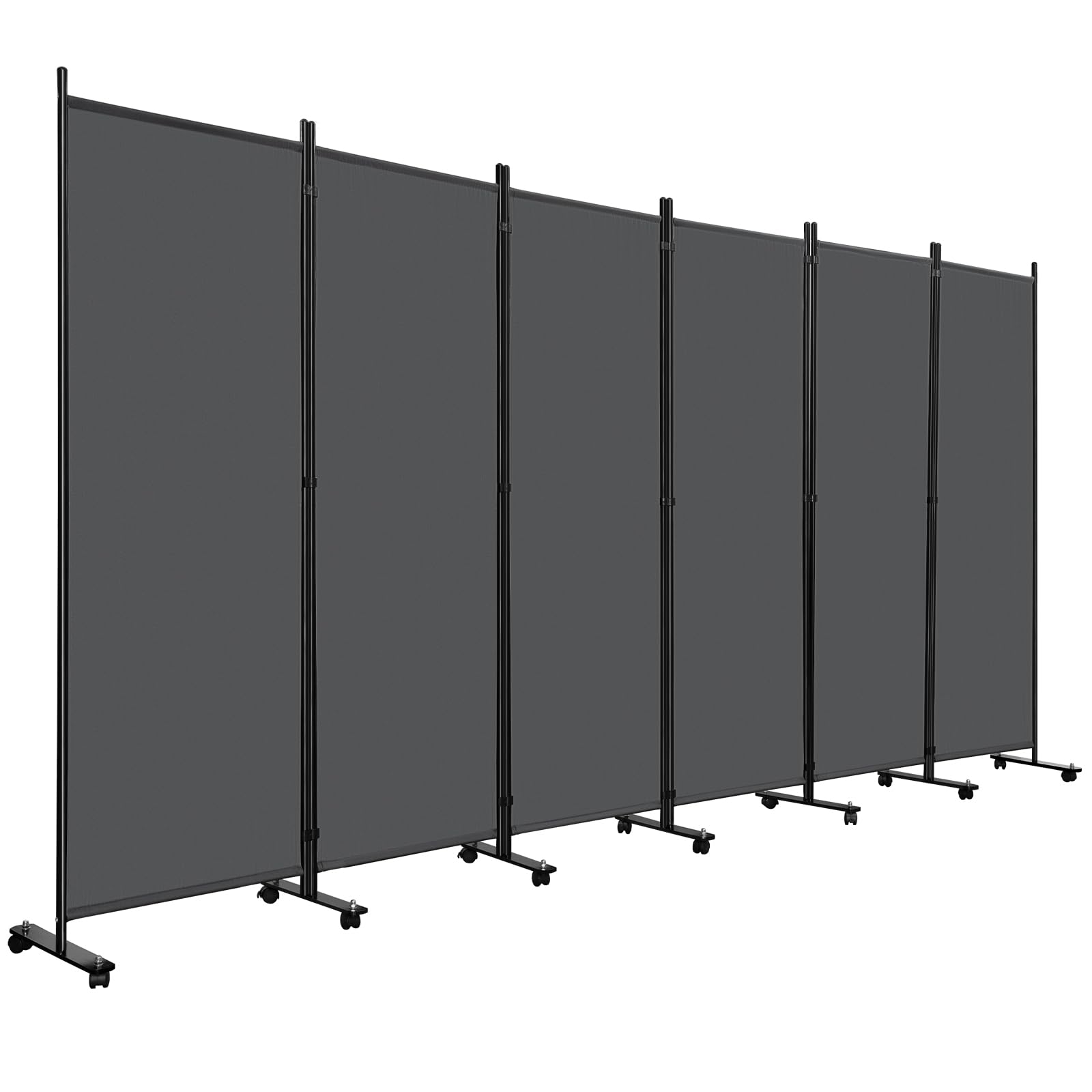 HALLYBEE Room Divider 5.6FT Portable Room Dividers and Folding Privacy ...