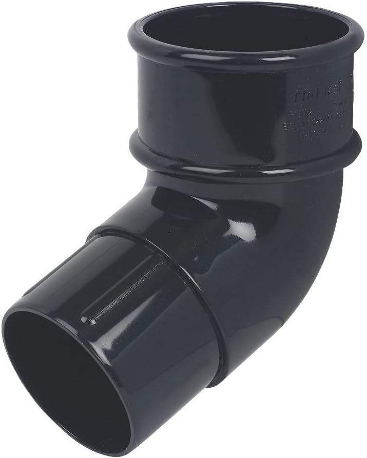 Floplast (50mm Offset Bend) (Black) 50mm Downpipes & 76mm Miniflo ...