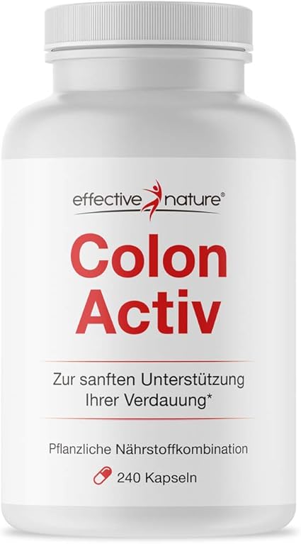 effective nature Colon Activ mit effektiver Nährstoffkombination - Schonende Darmkur mit Simple ...