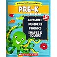 Scholastic - PRE-K Workbook with Motivational Stickers (Scholastic ...