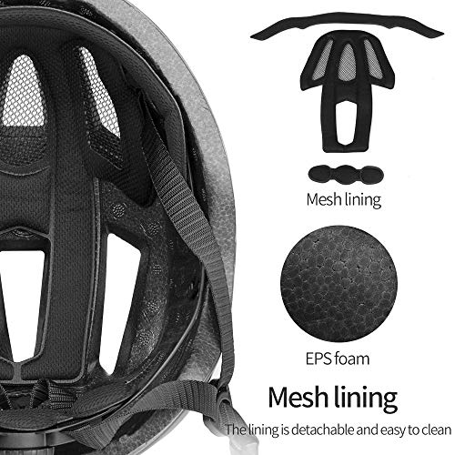 SUNRIMOON Cycling Helmet with Magnetic Goggles & Detachable Visor and ...