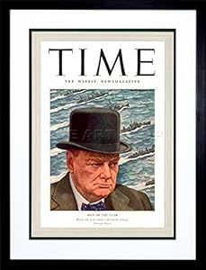 Amazon.com: 9x7 '' MAGAZINE 1941 WINSTON CHURCHILL MAN YEAR TIME FRAMED ...