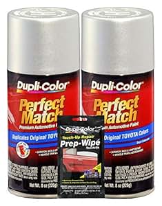 Amazon.com: Dupli-Color Platinum Silver (Metallic) Exact-Match ...