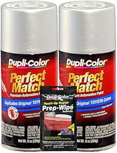 Amazon.com: Dupli-Color Platinum Silver (Metallic) Exact-Match ...