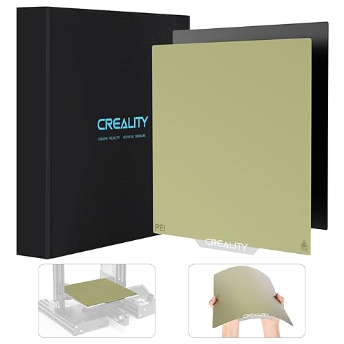 Creality Ender 3 Build Plate Kit, Texture Surface PEI Sheet 235 x 235mm ...