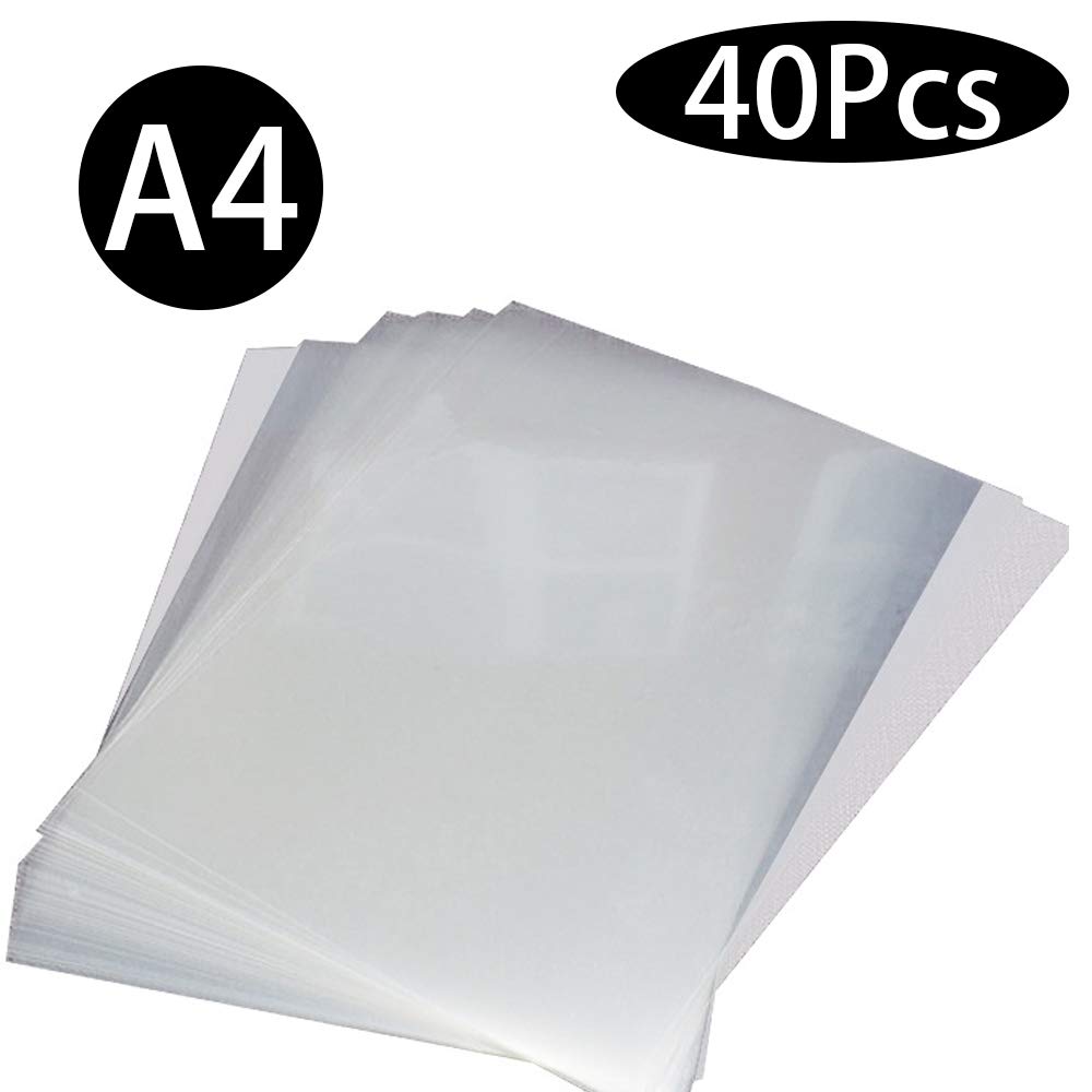 A4 Inkjet Transparency Paper 40 Pack 100 Clear Transparency Film For 
