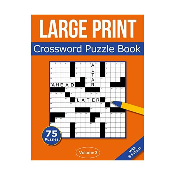 Large Print Crossword Puzzle Book – Volume 3 | NeuroMax Life