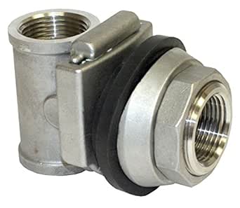 Merrill MFG SSMB50 Stainless Steel Pitless Adapter, 1" Drop Pipe and ...