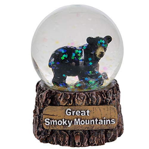 Pine Ridge Great Smoky Mountains Snow Globe - Black Bear Snow Globe ...