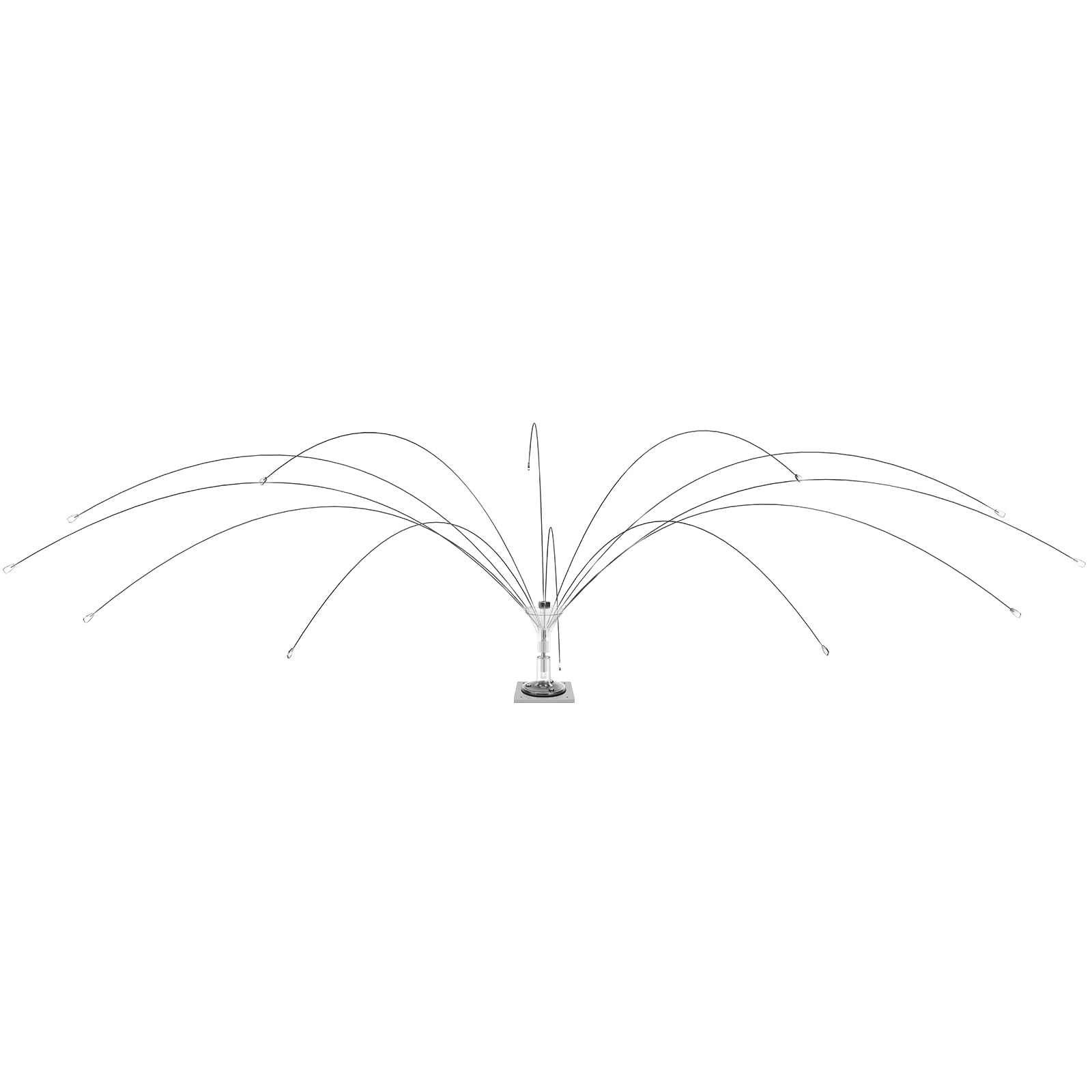 Buzzlett Stainless Steel Bird Deterrent with PVC Base for Outdoors ...
