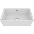 Rohl UM3018WH Shaws Classic 30-Inch Single Bowl Modern Undermount ...