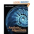 Analysis of Algorithms: Jeffrey McConnell: 9780763707828: Amazon.com: Books