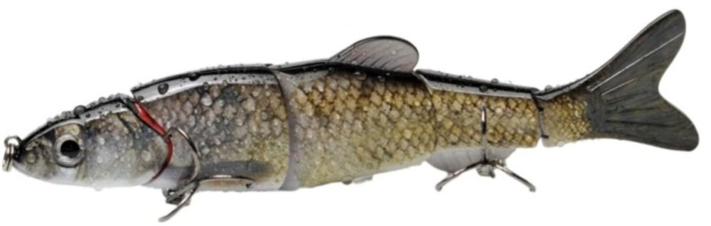 Amazon.com : Real Fish Hard Hitch Bait, 6.5-Inch, Clear Lake ...