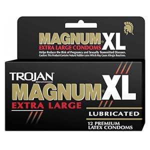 Amazon.com: Trojan Magnum XL Condoms 12 Box: Health & Personal Care