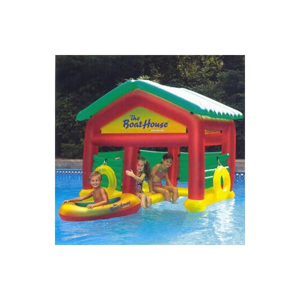 Floating Boat House | Inflatable pool boat - MasterBasser