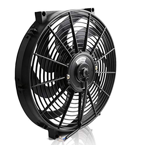 Maxiii 14 Inch Radiator Cooling Fans Universal Pull Push Slim Electric ...