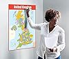 UK Map | Geography Posters | Laminated Gloss Paper measuring 33” x 23.5 ...