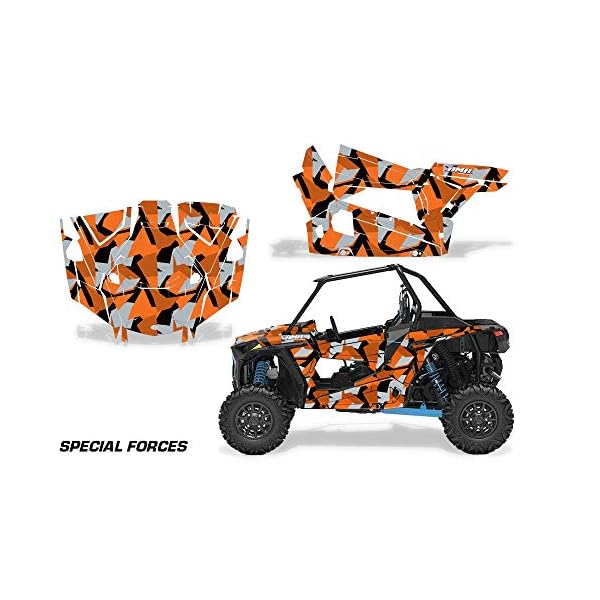 AMR Racing UTV Graphics kit Sticker Decal Compatible with Polaris RZR ...