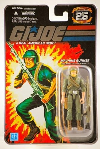G.I. JOE Sgt. Rock and Roll (Machine Gunner) 3 3/4 Inch Action Figure ...