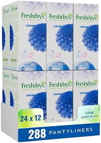 Freshdays Daily Liners Long 24 pads,288 Packs price in Saudi Arabia ...