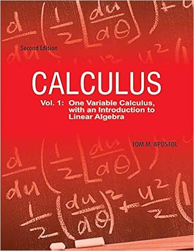 Calculus Volume I 2nd Edition 2nd Edition By Tom M. Apostol: Buy ...