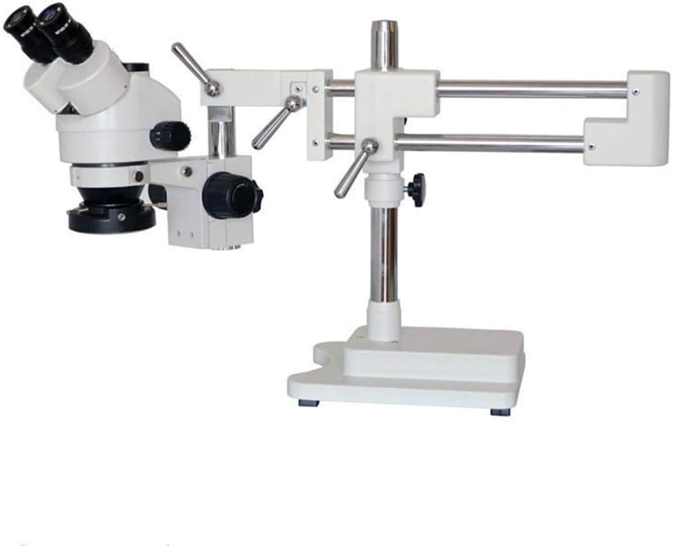 Ybriefbag Microscopio Digital 3,5X 7X 45X 90X Doble Boom Stand de Zoom ...