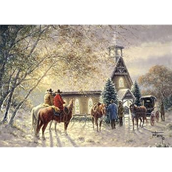 Amazon.com : LEANIN' TREE ★ 20 PACK DESIGN CHRISTMAS CARDS ★ COWBOY ...