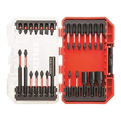 CRAFTSMAN Drill/Driver Set, Impact Ready Bits, 26 Pieces (CMAF1326 ...