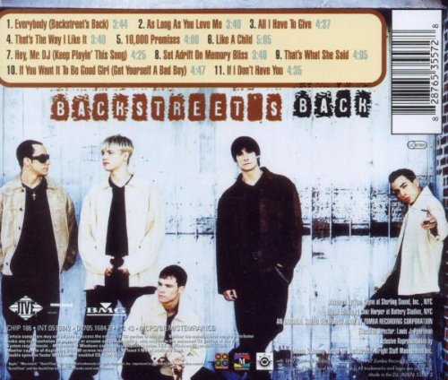Disco de Backstreet Boys: «Backstreet's Back»