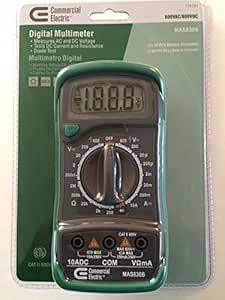 Commercial Electric Digital Multimeter - - Amazon.com
