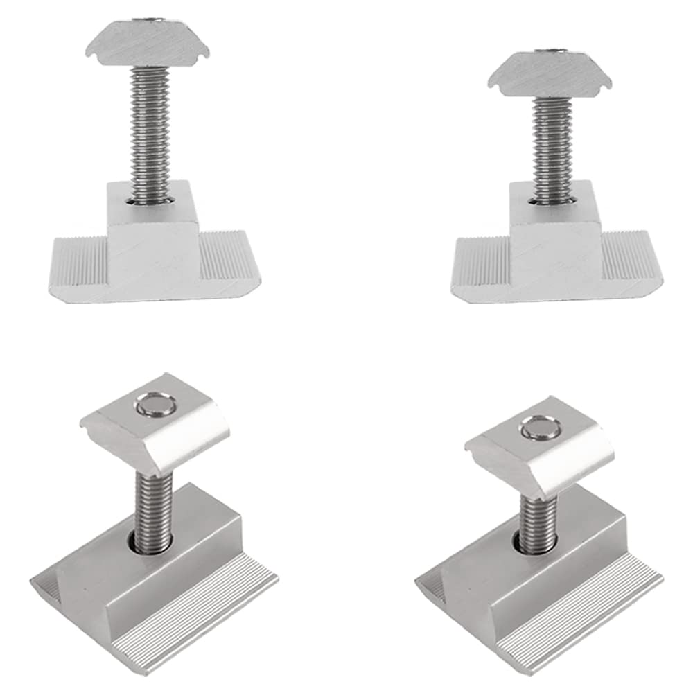 Solar Panel Mid Clamps Panel with Hex Socket Head Cap Bolts Spring ...