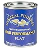 General Finishes High Performance Water Based Topcoat, 1 Quart, Flat in ...