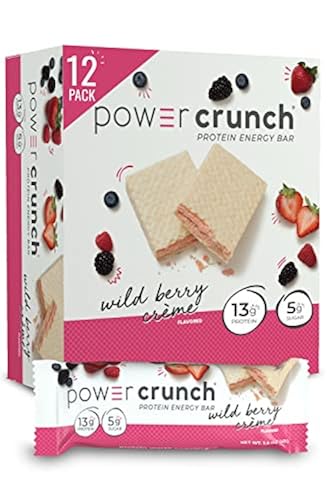 Power Crunch Protein Wafer Bars, High Protein Snacks with Delicious ...