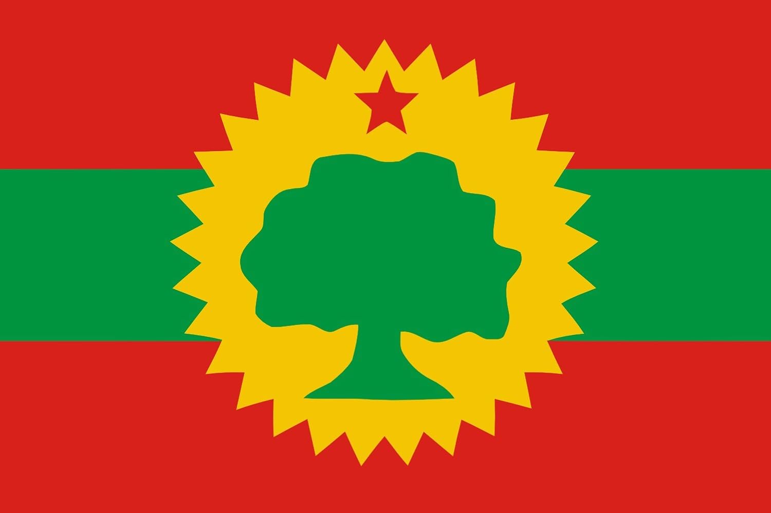 magFlags Large Flag Oromo Liberation Front OLF | landscape flag | 1 ...