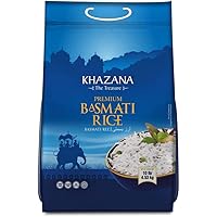 Amazon.com : Khazana Premium Basmati Rice - 10lb Resealable Zipper Bag ...