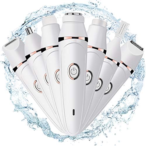 Women Electric Shavers, 7 in 1 Electric Razor for Women, Wet & Dry Lady ...