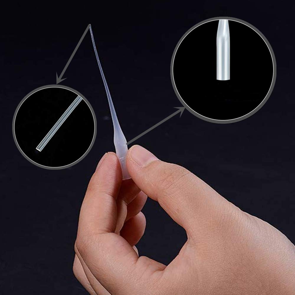 150 Pcs Glue Micro-Tips Plastic Glue Bottle Tips Glue Extender ...
