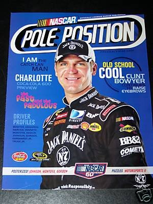 NASCAR Pole Position Magazine featuring Clint Bowyer May 2008 ...