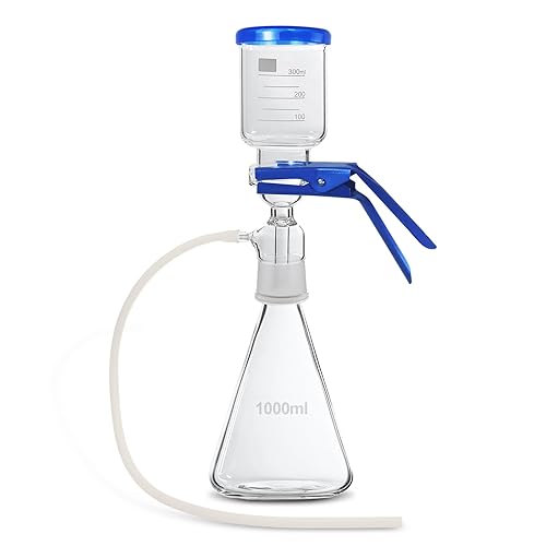 LVDALAB Lab Vacuum Filtration Distillation Apparatus, Borosilicate ...