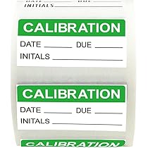 Tool Inspection Labels Self Laminating Calibration Labels 2x1 Inches ...